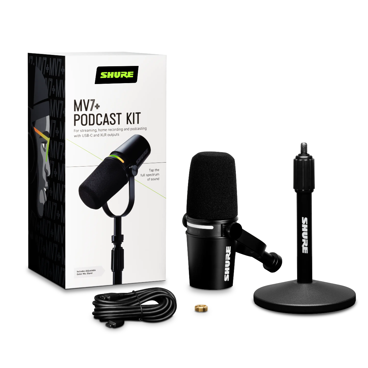 Shure MV7+ Podcast Microphone | Audio46
