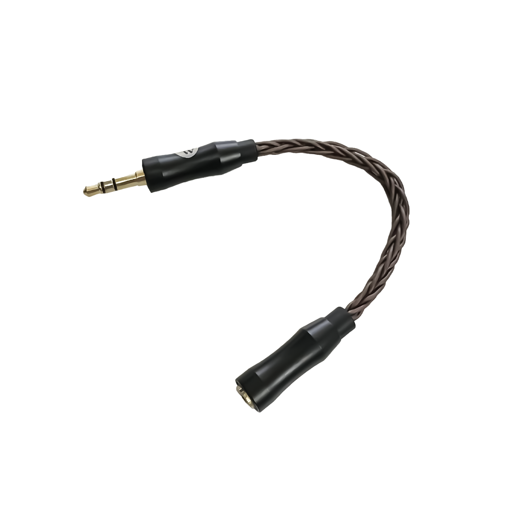 Strauss & Wagner SW-2535AC 2.5mm Female to 3.5mm Male 8-Core Copper Ad ...