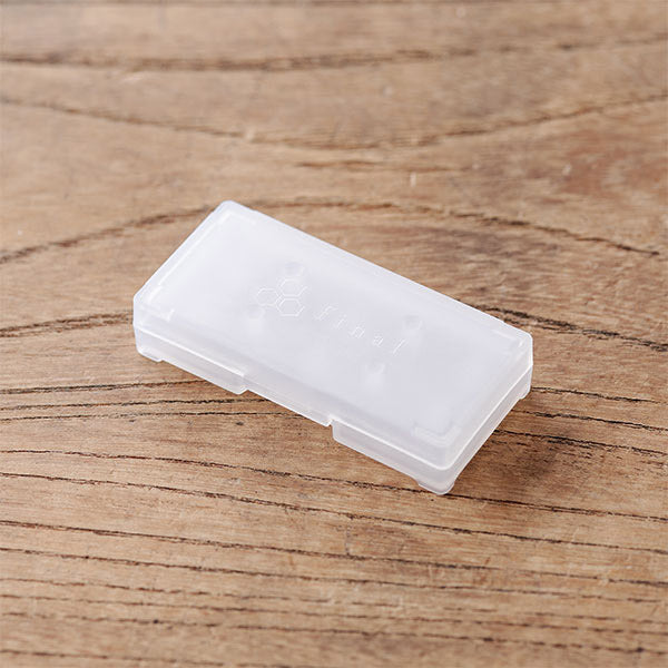 Final Audio Black+Black/Red Silicon Type E Tips kit with Case and Nozz ...