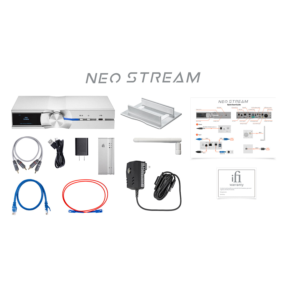 iFi NEO Stream High-resolution Wi-Fi Audio Transport and DAC | Audio46