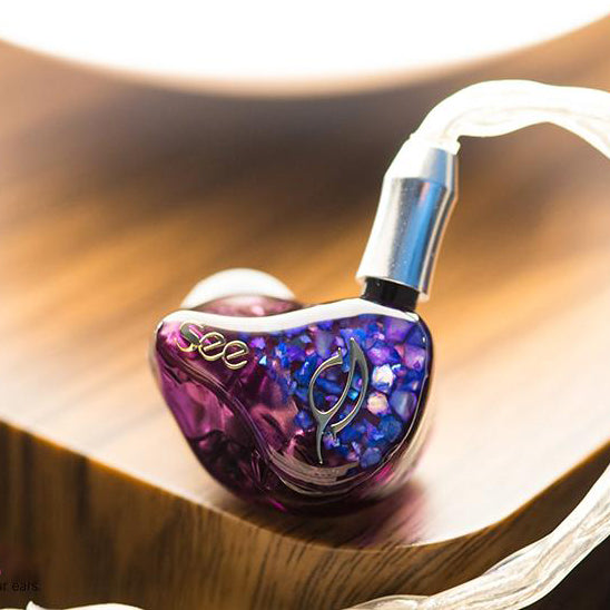 Fones de ouvido intra-auriculares eletrostáticos SeeAudio Kaguya