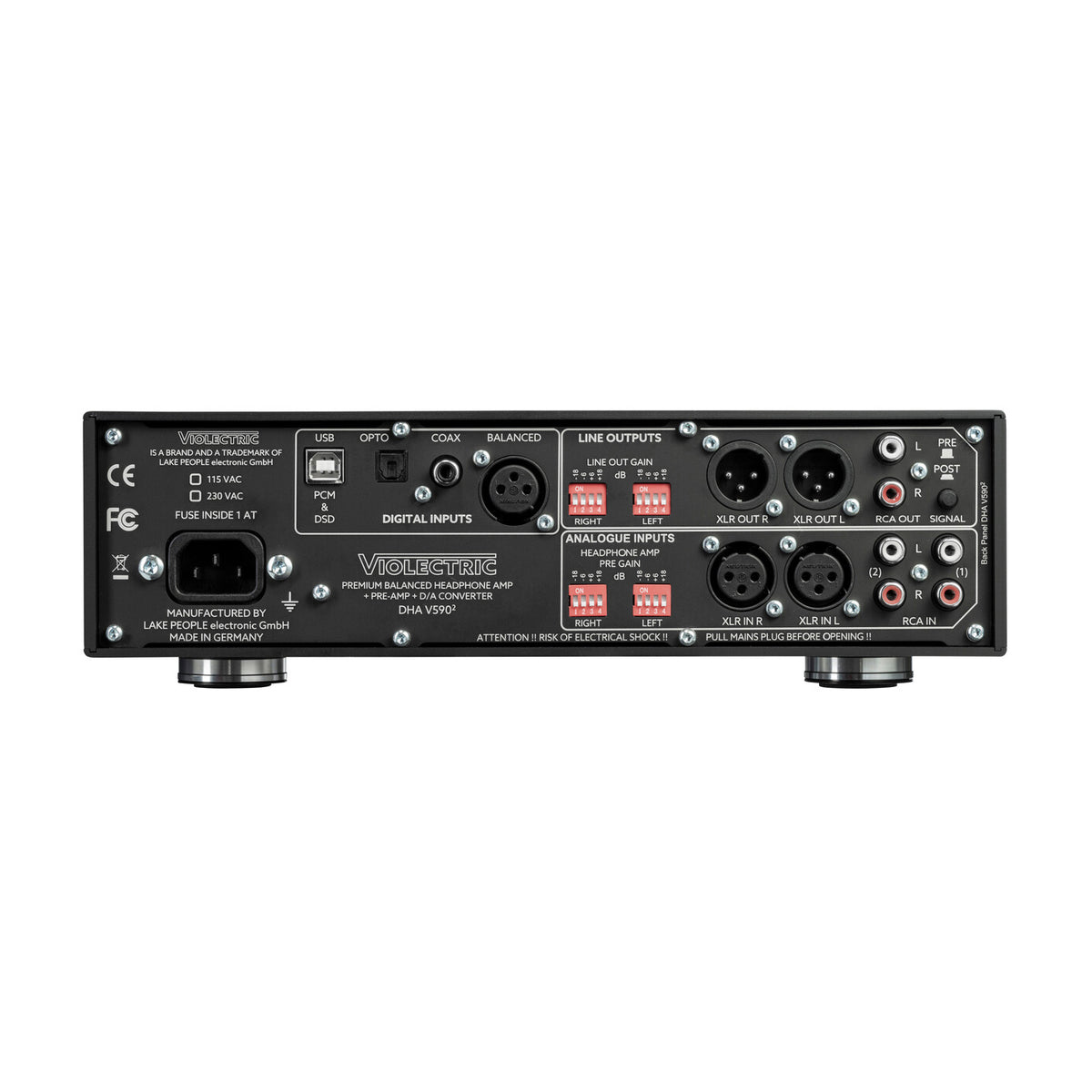 Violectric DHA V590 DAC/Amp/Preamp | Audio46